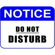 Do Not Disturb Recording In Progress Sign - Walmart.com