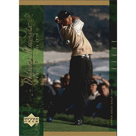 2001 Upper Deck #124 Tiger Woods DM PGA Golf Trading Card - Walmart.com
