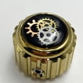 1Pc Metal Gear Knobs with Hole, for Electric Bass Guitar, Volume Tone ...