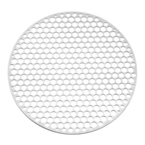 Round Bbq Barbecue Grill Net Stainless Steel Mesh Rack Grid Grate Steam ...