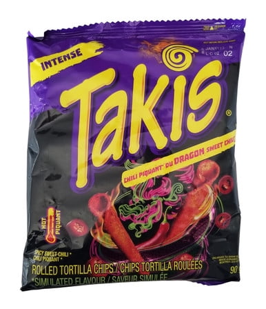 Takis Dragon Sweet Chili Rolled Tortilla Chips, 90g/3.15 oz., Bag ...