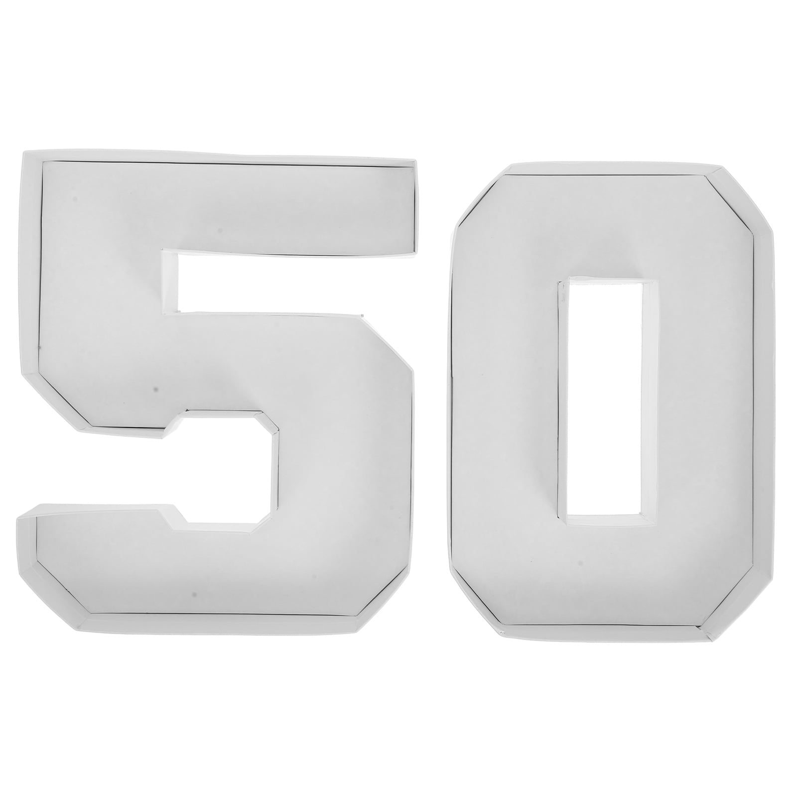 2 cajas de cartón rellenables con números para dulces, ideales para ...