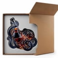 3D Octopus Shaped Liquor Decanter Deep Sea Nautical Glass Bottle ...