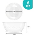 PLASTICPRO Clear Plastic Serving Bowls, 6 oz Dessert Cups, 400 Pieces ...