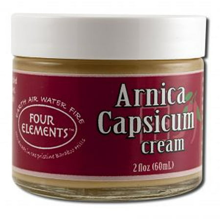 Four Elements - Creams, Arnica Capsicum Cream 2 oz - Walmart.com