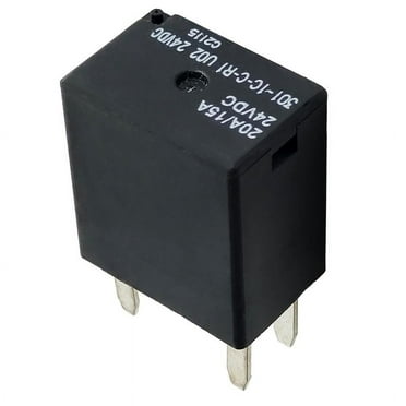 High Quality 12V Relay 4 pin with Socket Base/Wires/Fuse Included 30A ...