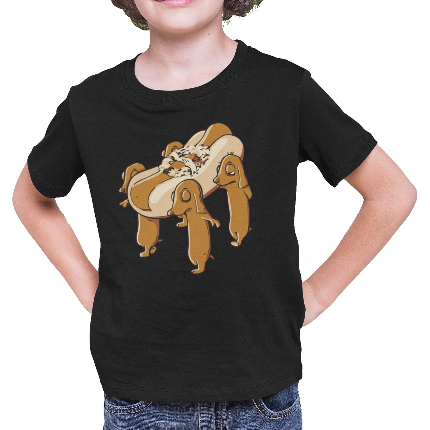 Playera Perrito Caliente Meme Mascotas Perros Niño Once Playera manga ...