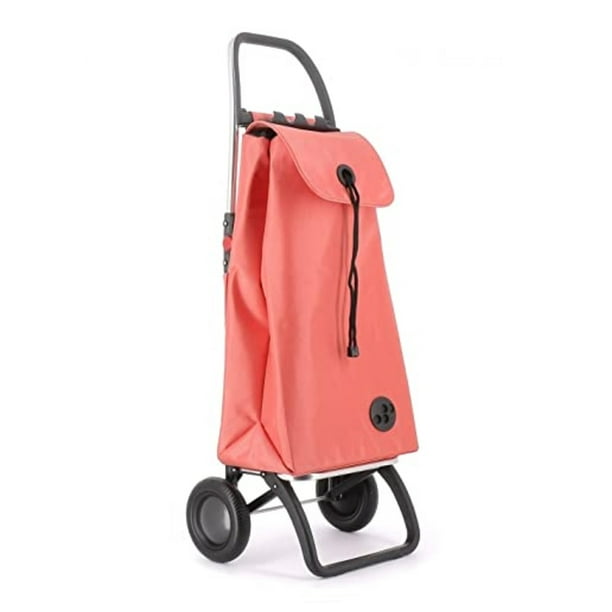 ROLSER I-Max MF 2 Wheel Foldable Shopping Trolley - Coral - Walmart.com