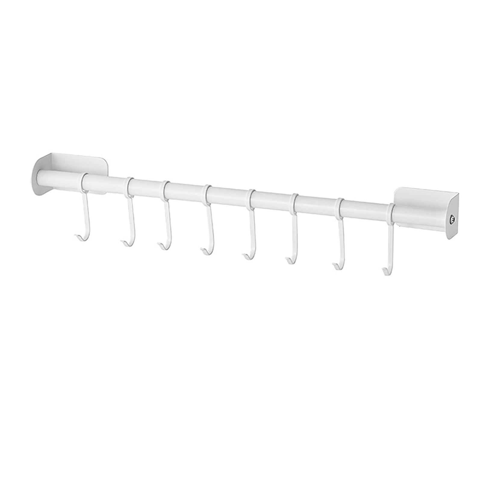 Manunclaims Utensil Rack Wall Mounted Punch Free Movable Hooks Load ...