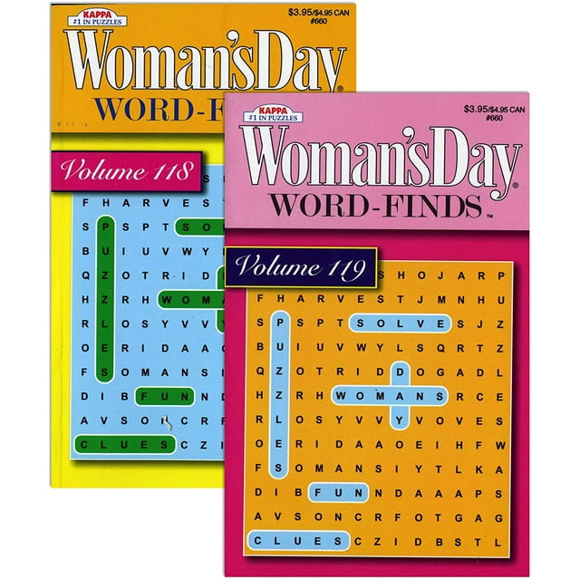 Large Print Woman’s Day Word Finds Kappa Puzzle Book | The Big Book of ...