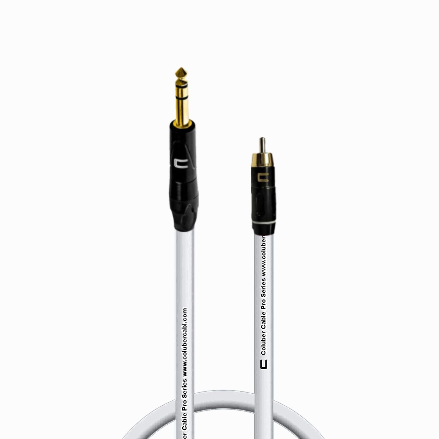 Coluber Cable Balanced 1/4" TRS Male - RCA Male - Pro 3-Pin Audio ...