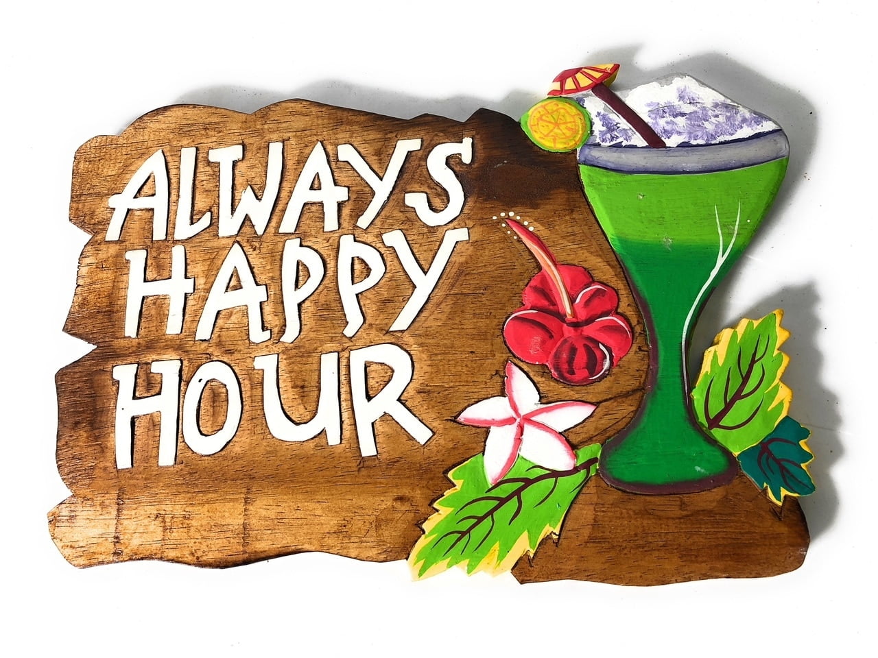 Tiki Bar Sign "Always Happy Hour" with Margarita | #snd2504130 ...