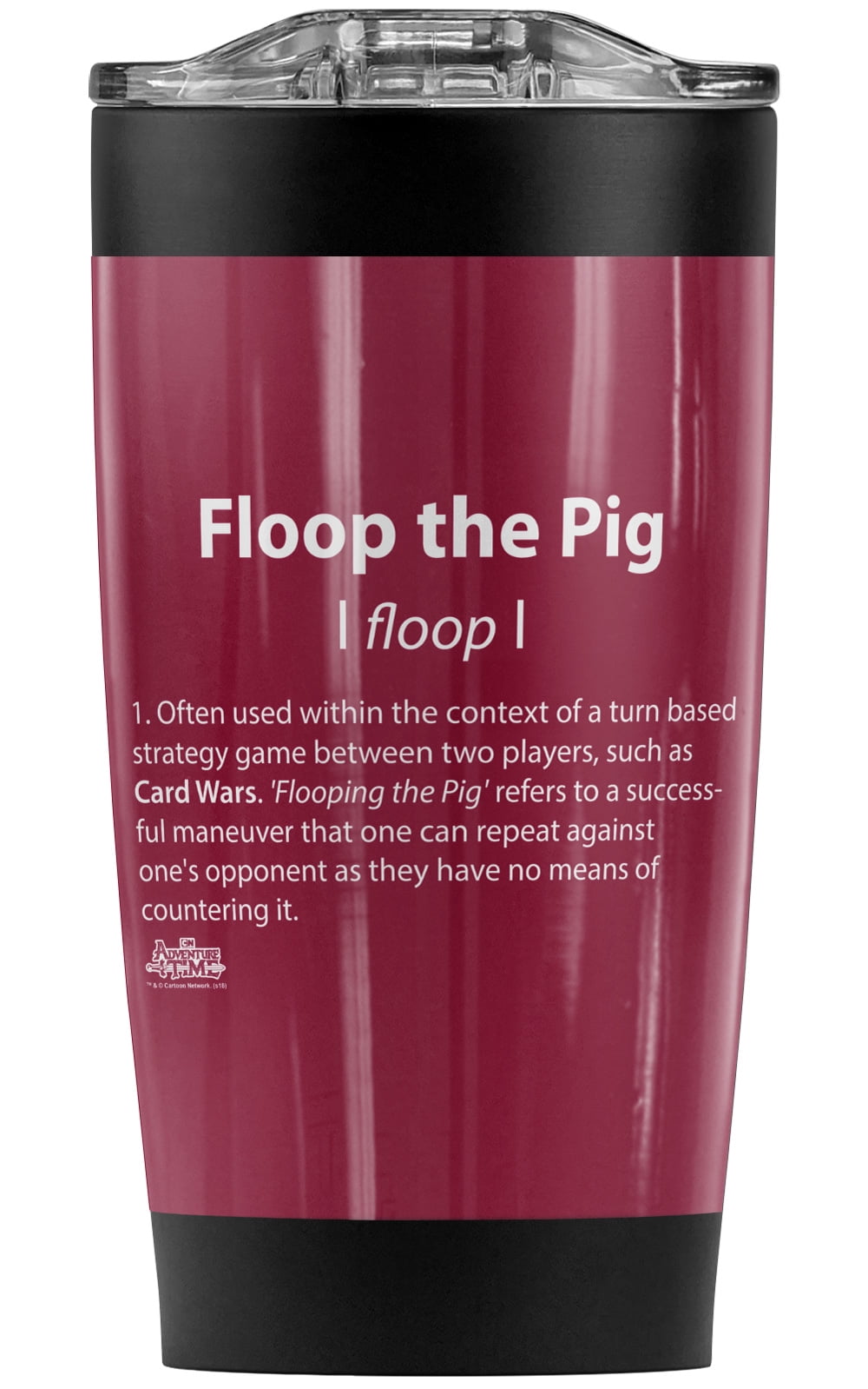 Adventure Time/Floop The Pig Stainless Steel Tumbler 20 oz Coffee ...
