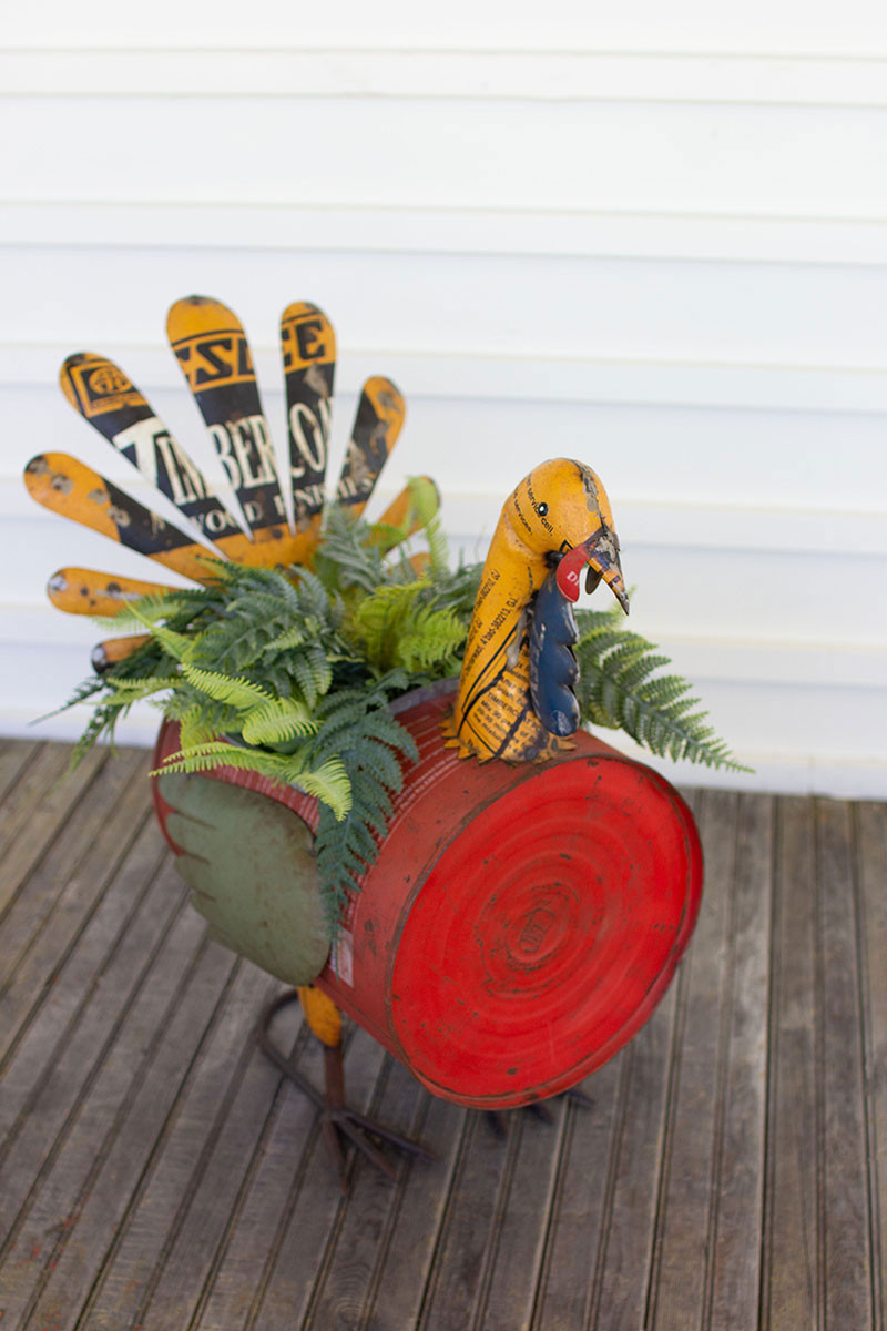 Kalalou Recycled Metal Turkey Cooler Planter NBR1136 Walmart Walmart kalalou-recycled-metal-turkey-cooler-planter-nbr1136-walmart-walmart