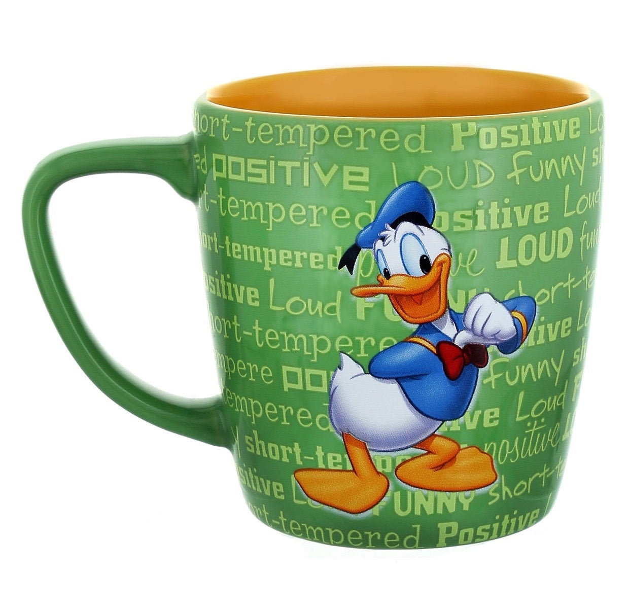 disney parks 3d donald personality loud ceramic coffee mug new ...