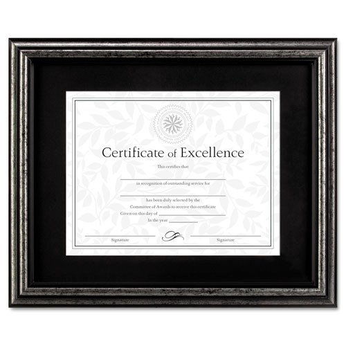DAX Document Frame, Desk/Wall, Wood, 11 x 14, Antique Charcoal Brushed ...