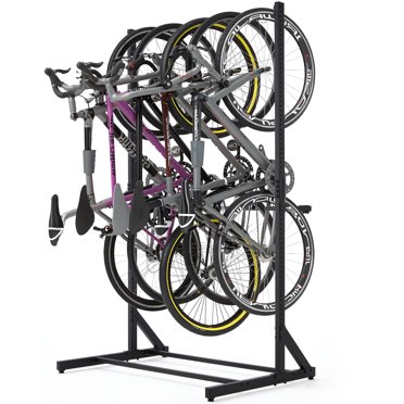 KFFKFF Freestanding Bike Rack, 300LBS/136KG Capacity for 5 Bikes ...