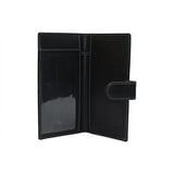 Genuine Buffalo Leather RFID Blocking Checkbook Cover Holder with Snap ...