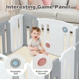 Costway Baby Safety Playpen, 14 Panels Indoor Toddler Enclosed Play ...