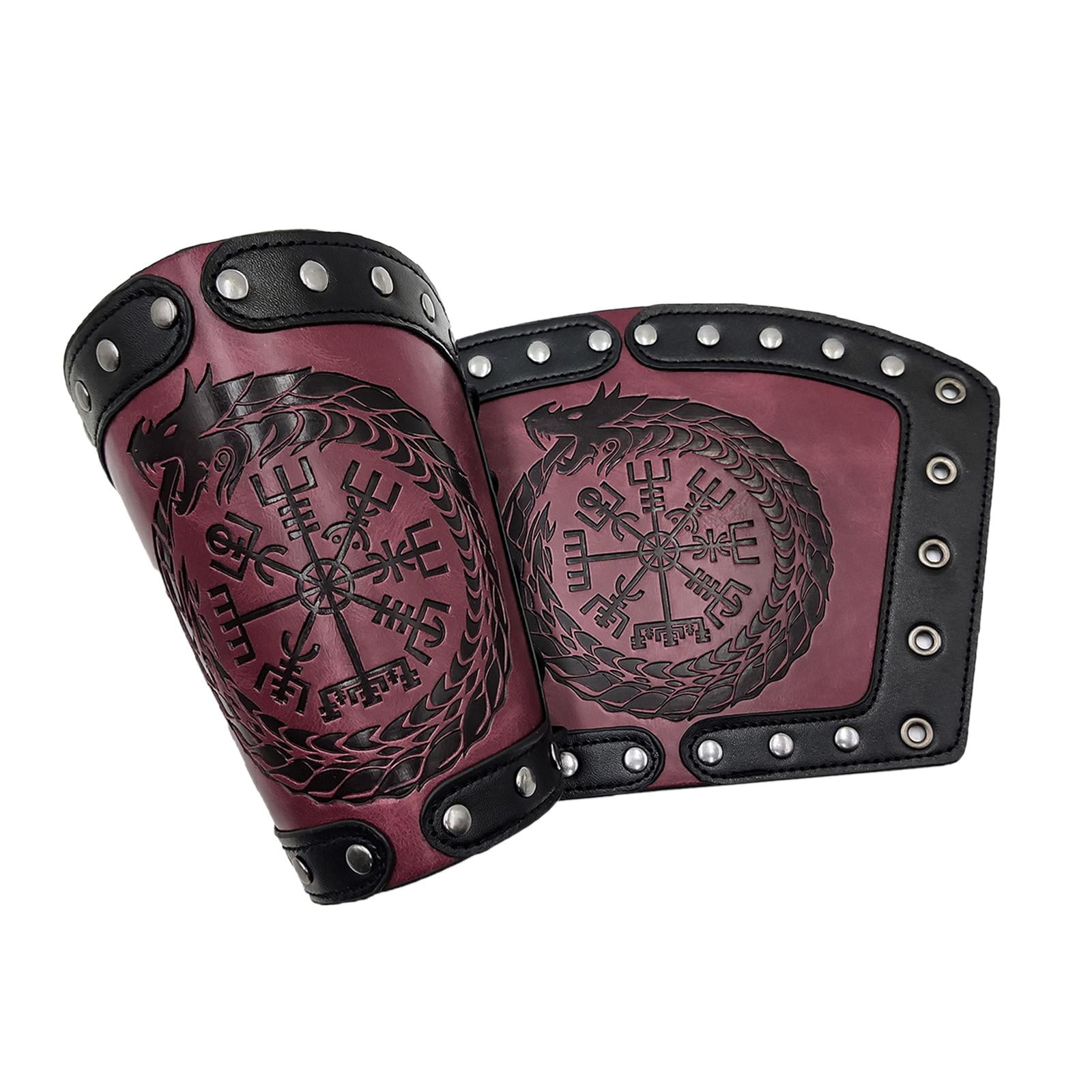 Arm Bracers Muñequera Punk Bracer Arm Guards para Party Photo Props ...