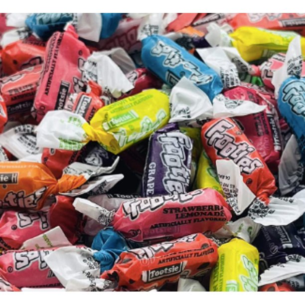 Frooties Assorted Mixed Fruit Flavored Individually Wrapped Bulk Chewy ...