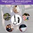 2-in-1 Car Assist Handle Kit | Adjustable Overhead & Backseat Grab Bar ...