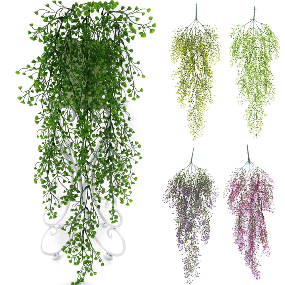 Dengjunhu 80cm Artificial Wall Hanging Plants, Artificial Ivy Fake ...