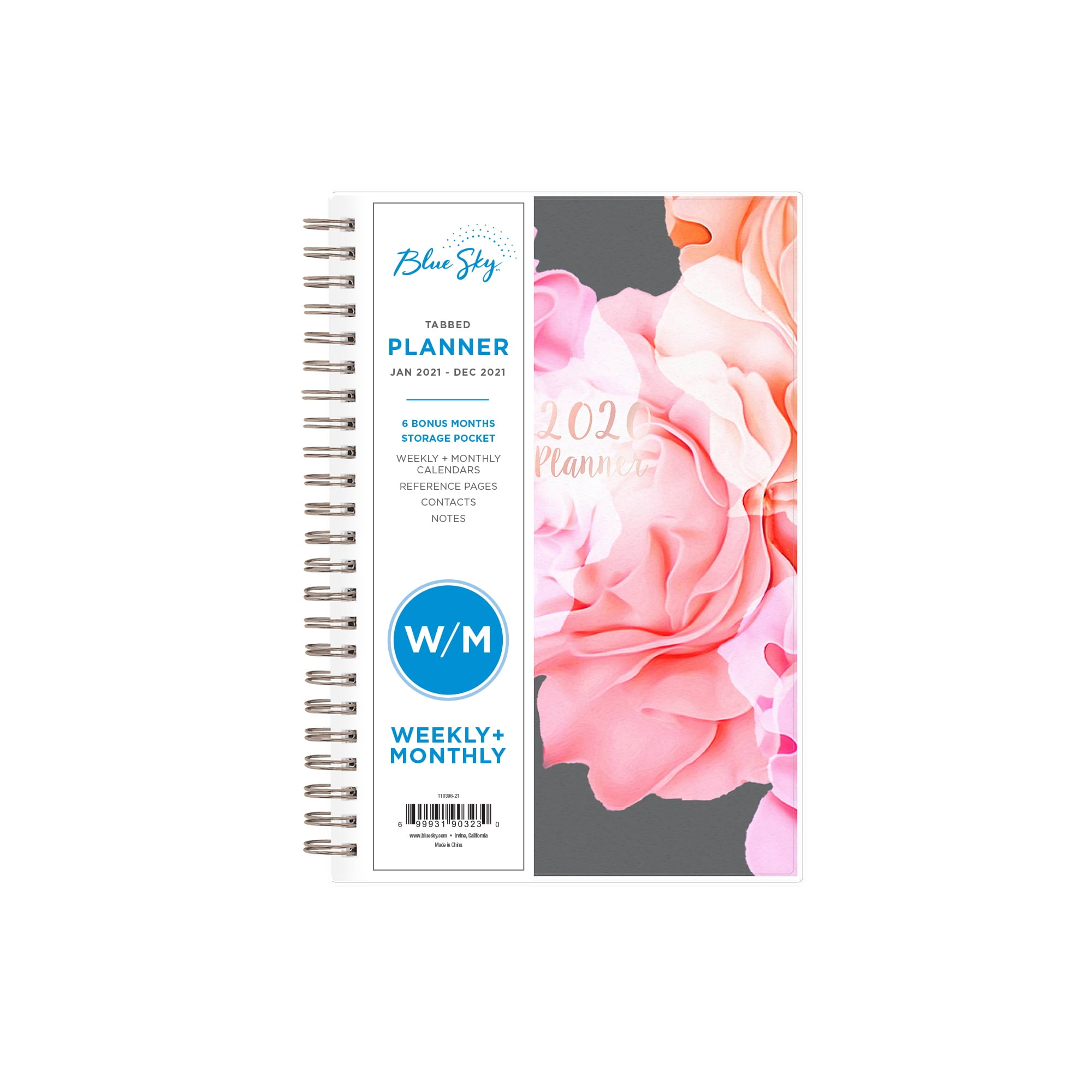 Blue Sky 2021 Weekly & Monthly Planner, 5" x 8", Joselyn - Walmart.com