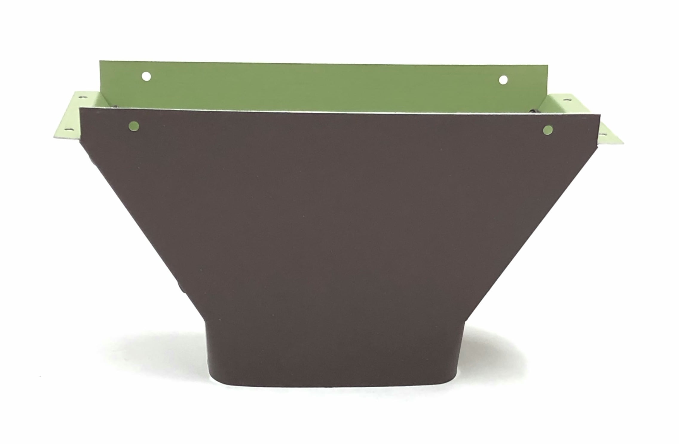 Maxx Flo Outlet - Oversized Downspout Outlet (5 inch, ROYAL BROWN ...