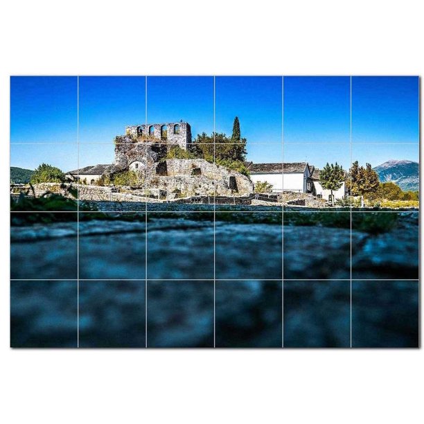 Castle Ceramic Tile Mural Kitchen Backsplash Bathroom Shower, 400461 ...