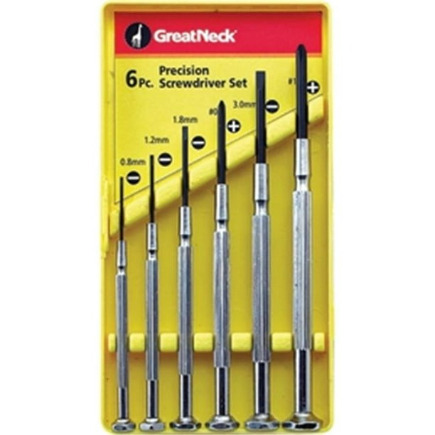 Great Neck Saw GP6C 6 Piece Precision Screwdriver Set - Walmart.ca