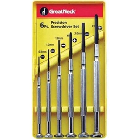 Great Neck Saw GP6C 6 Piece Precision Screwdriver Set - Walmart.ca