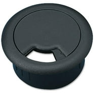 Metal Round Office Computer Desk Grommets - Color: Black - Size: 1.5 ...