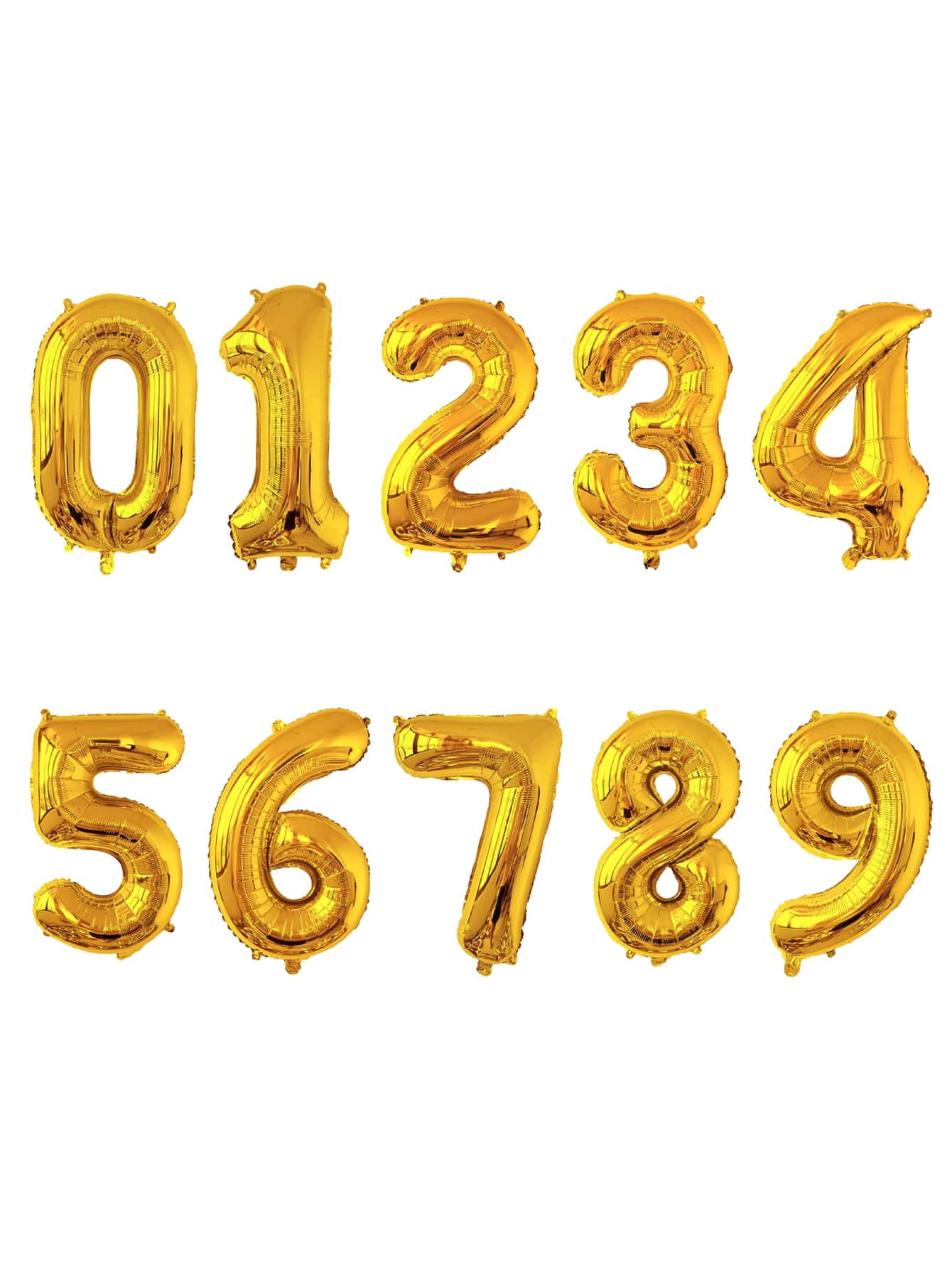 1pc 16-inch Silver Mini Number Balloon, Cute Party Decoration | Walmart ...