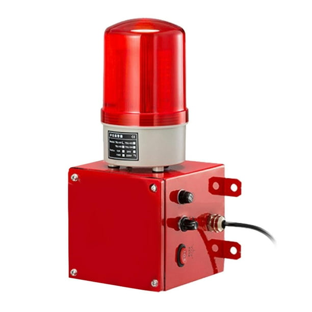 tssuouriy Powerful Voice and Light Alarm Industrial Strobe Siren 130dB ...