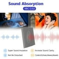 Walmart 12 Pack Acoustic Panels, Noise Reduction Soundproofing Wall ...