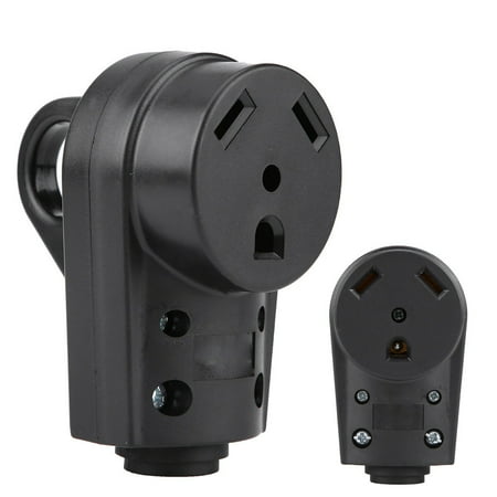 KIMISS 125V 30 AMP RV Female Plug Adapter, Receptacle Electrical Female ...
