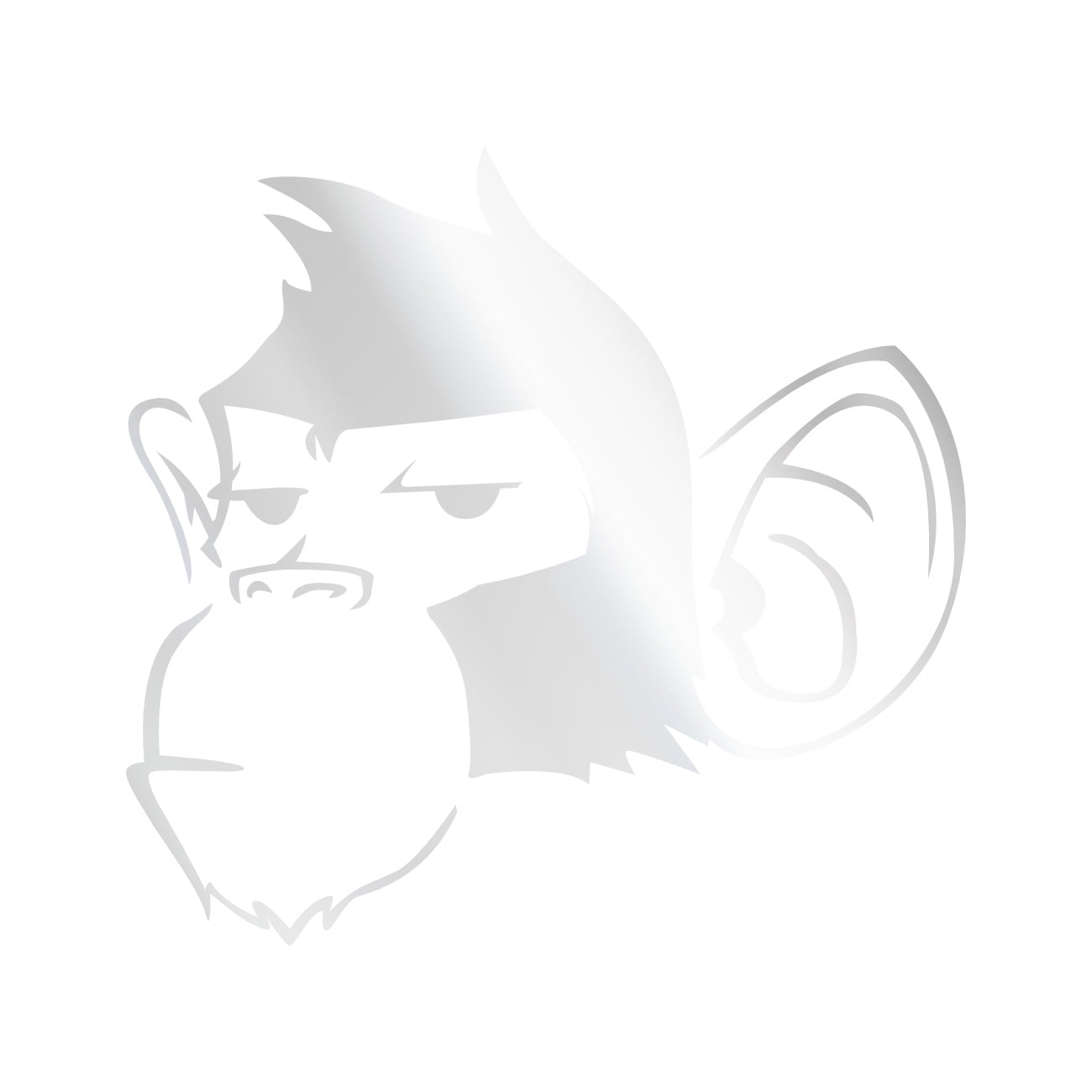 Monkey Sticker Decal Die Cut - Self Adhesive Vinyl - Weatherproof ...