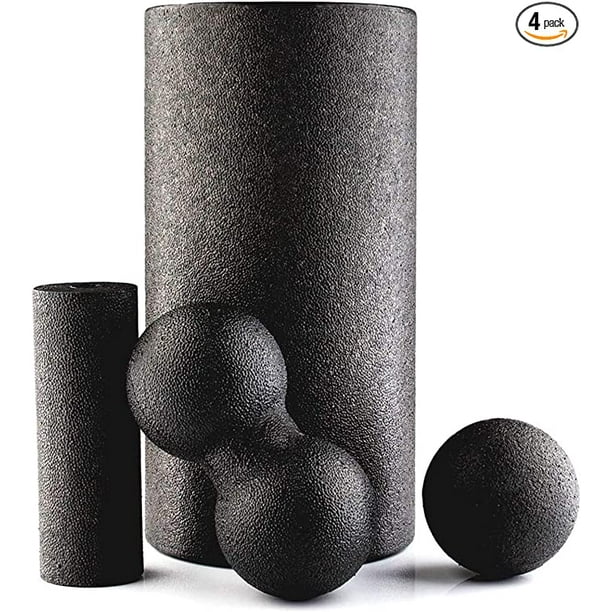 4PK Balance Foam Roller Plantar Peanut Fasciitis Ball Myofascial ...
