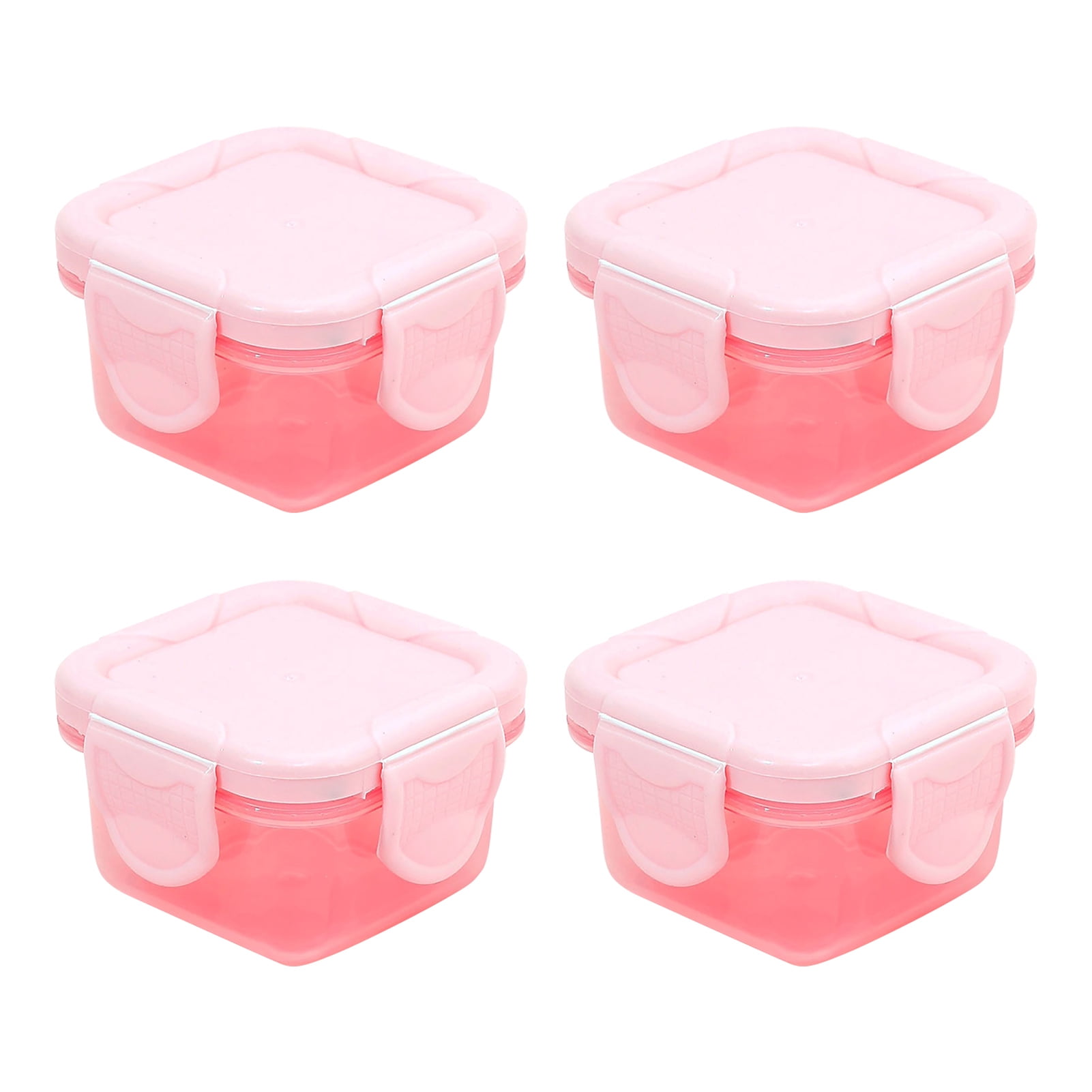 SSBSM 4Pcs Preservation Box Easy to Carry Good Sealing Performance Mini ...