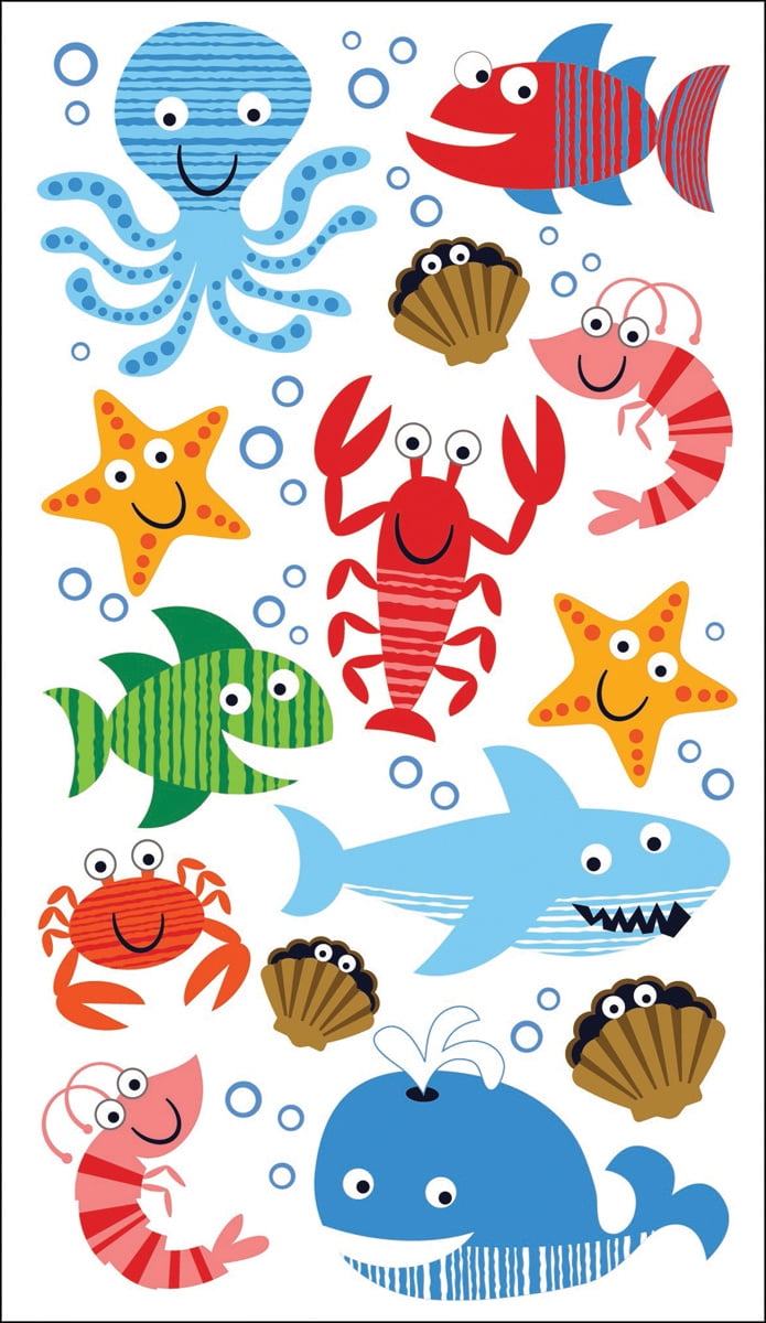 Sticko Stickers-sea Life Fun - Walmart.com