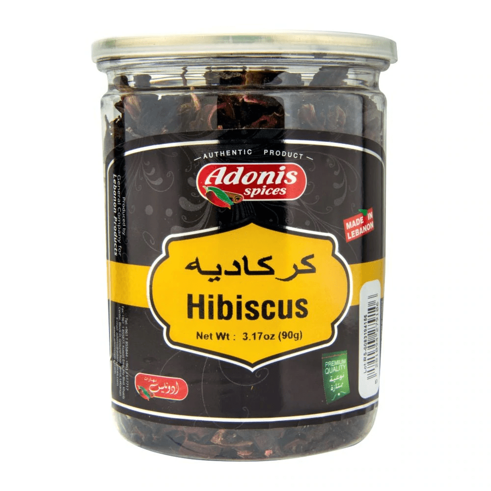 Adonis Spices Hibiscus (Roselle) Authentic Product of Lebanon, 2-Pack 3 ...