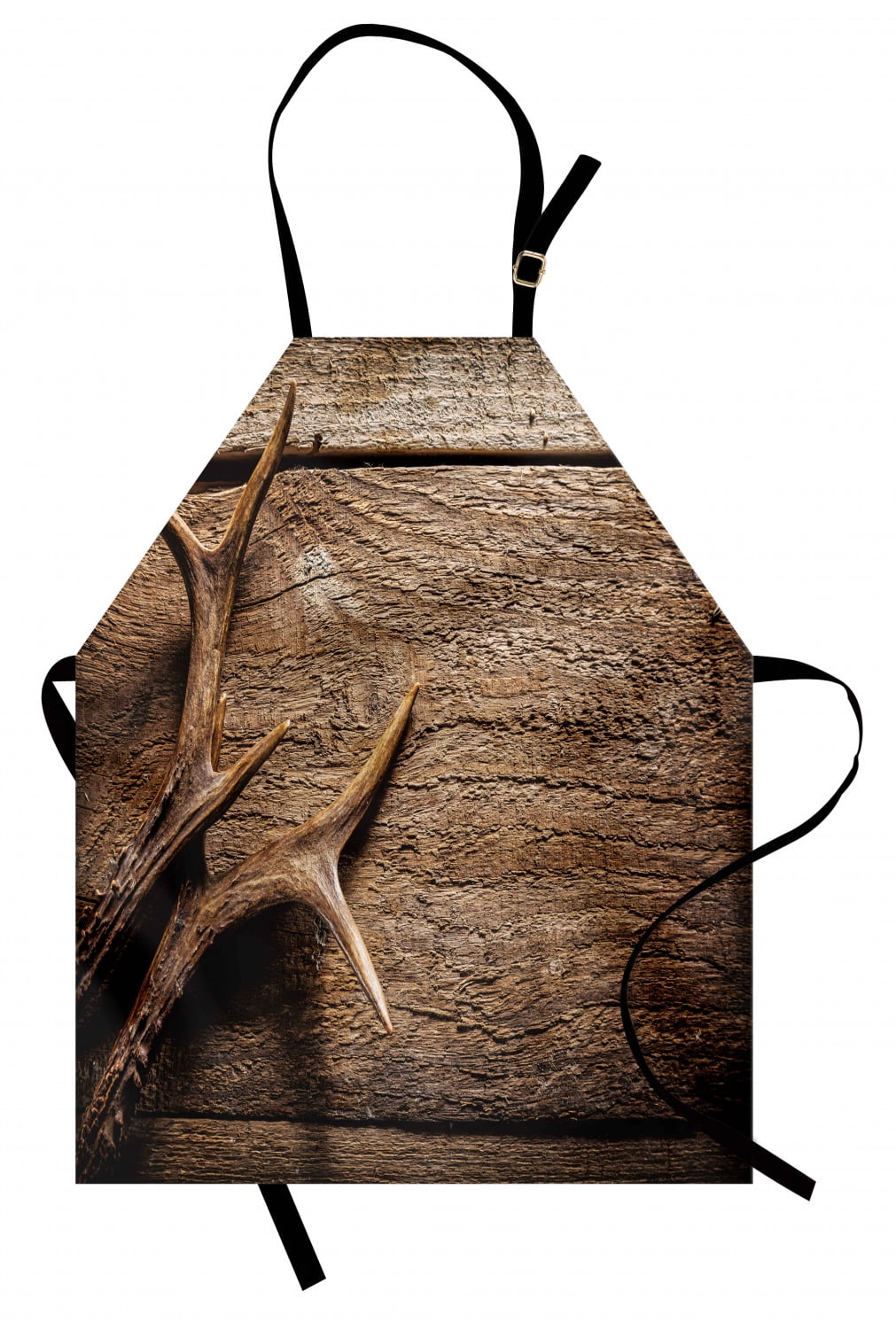 Antlers Apron Deer Antlers on Wood Table Rustic Texture Surface Hunting ...