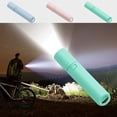 Flashlight LED Rechargeable USB Mini Zoomable Adjustable Brightness ...