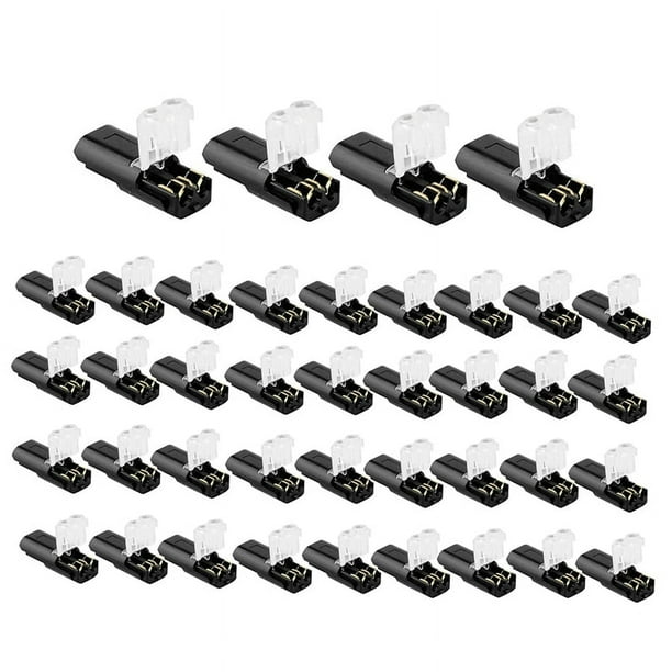 Conector enchufable de doble cable ckepdyeh con hebilla de bloqueo ...