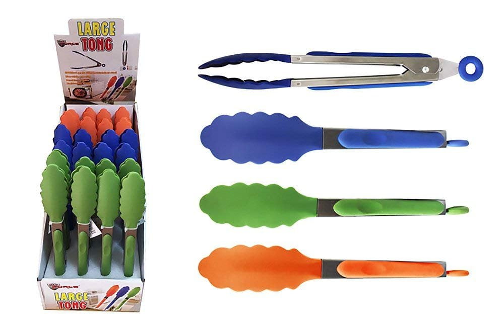 Diamond Visions Max Force 01-1310 Large Food Tong Set in Assorted ...