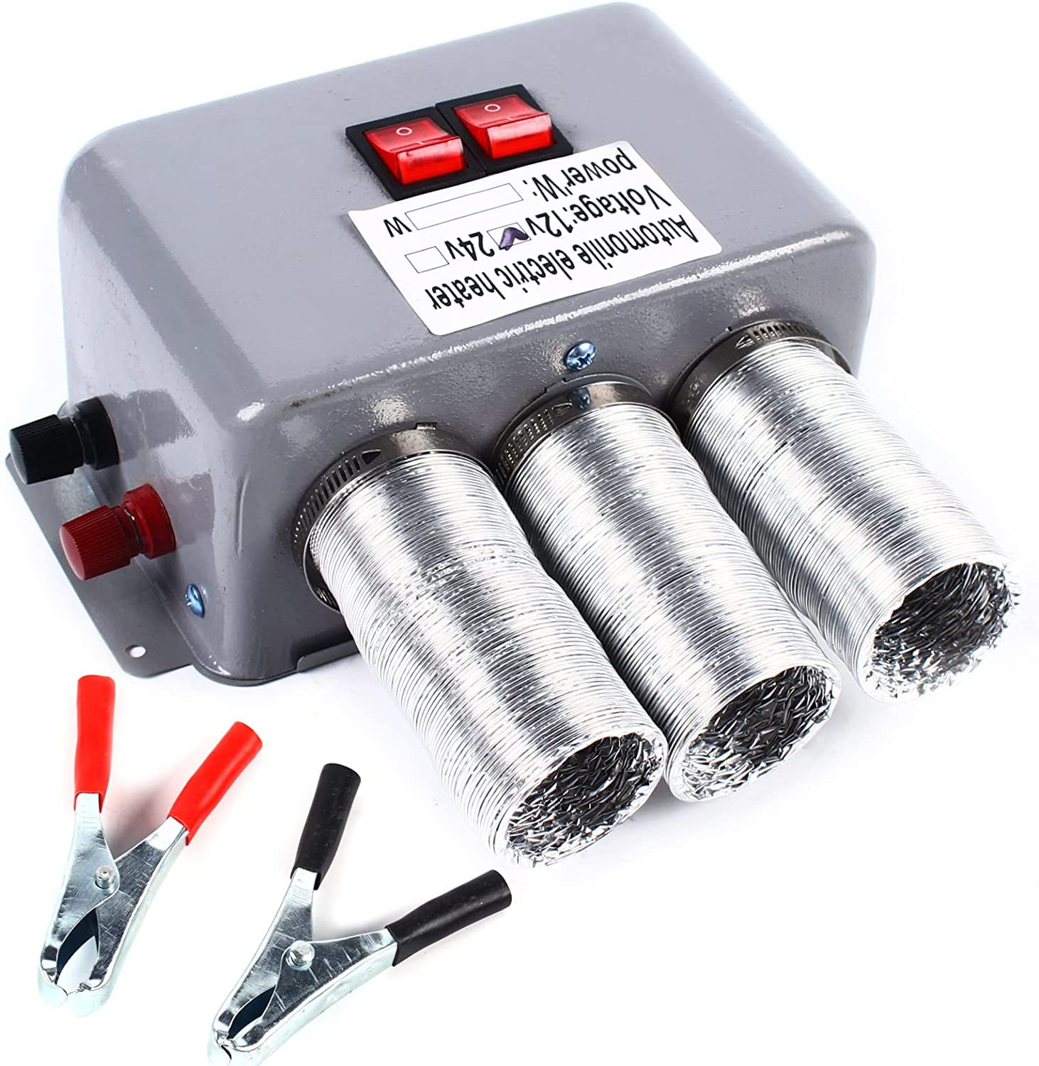 DENEST DC 12V Electric Car Heater 1000W Heating Fan Defogger Defroster ...