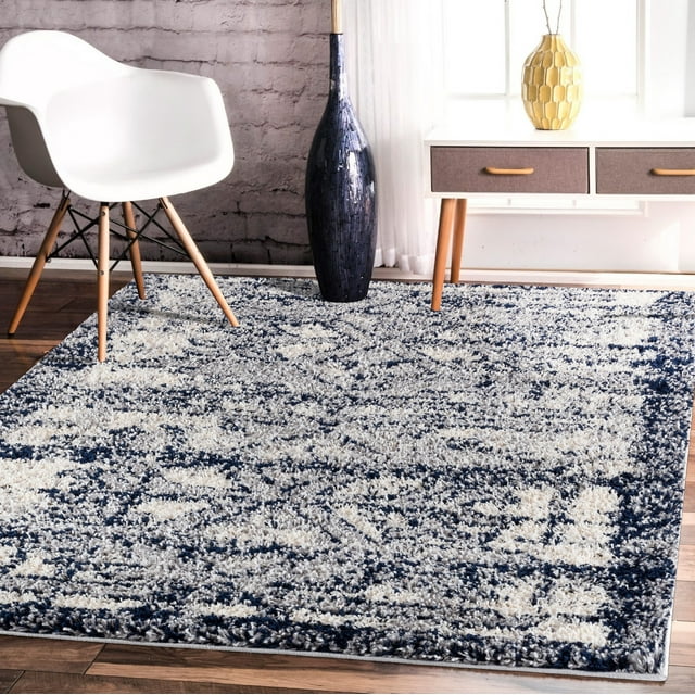 Sofia Rugs, 7x9 Shag Rug, High Pile Area Rug, Diamond Shaggy Collection ...