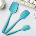 Silicone Spatula 3-piece Set, Ergonomic Handle High Heat-Resistant ...