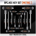 HORUSDY 18 Piece T-Handle Allen Wrench Set Inch / Metric Long Arm Ball ... HORUSDY 18 Piece T-Handle Allen Wrench Set Inch / Metric Long Arm Ball ...